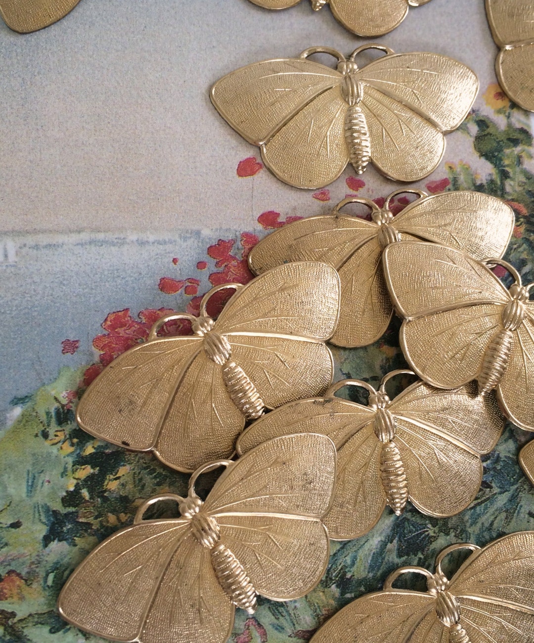 Brass Butterfly Finding, Butterfly Charm, 46m, USA Made, 1PC - Etsy