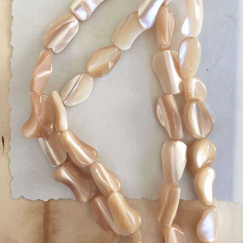 Mother of Pearl Beads Trochus Shell Beads 12mm 1 Strand | Etsy