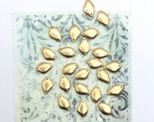 22K Gold Pebble Cast Connectors USA Made 4PCS - Etsy