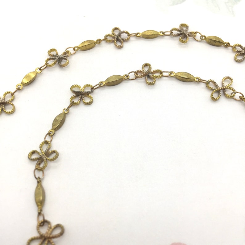 Tiny Flower Chain Daisy Chain Cast and Soldered Chain 6mm - Etsy
