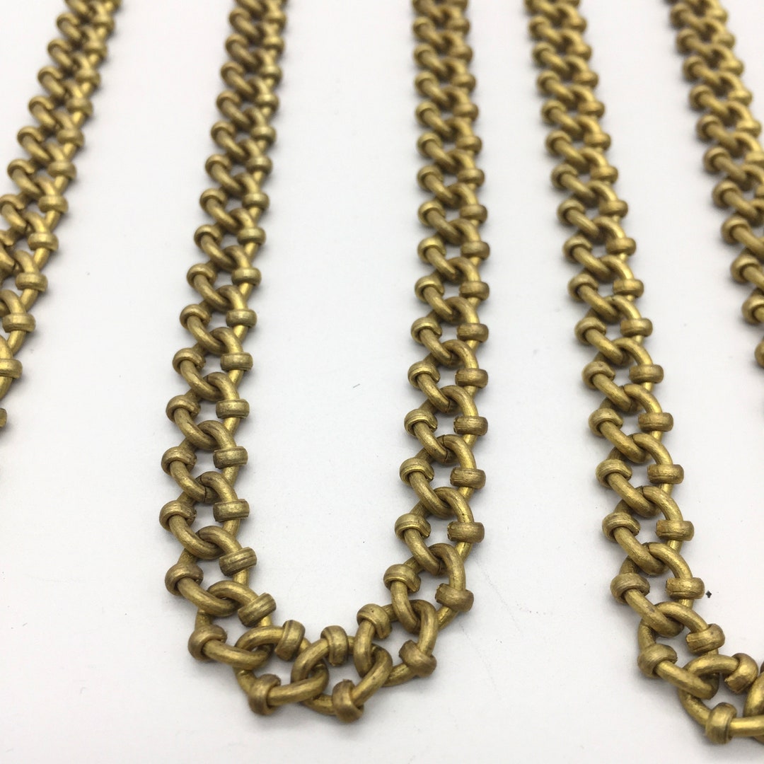 Vintage Dutchess Chain, Vintage Fancy Curb Chain, 8mm, 1FT - Etsy