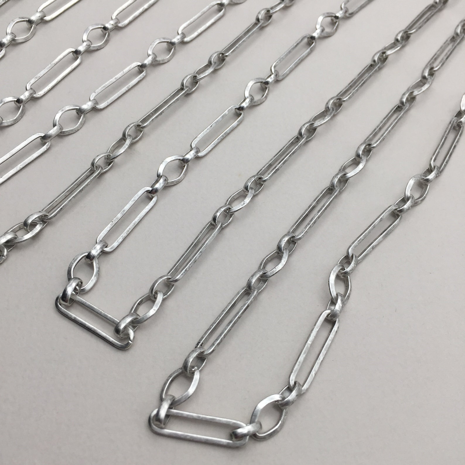 Antique Silver Plated Nedra Chain, Jewelry Making Chains, 2FT - Etsy