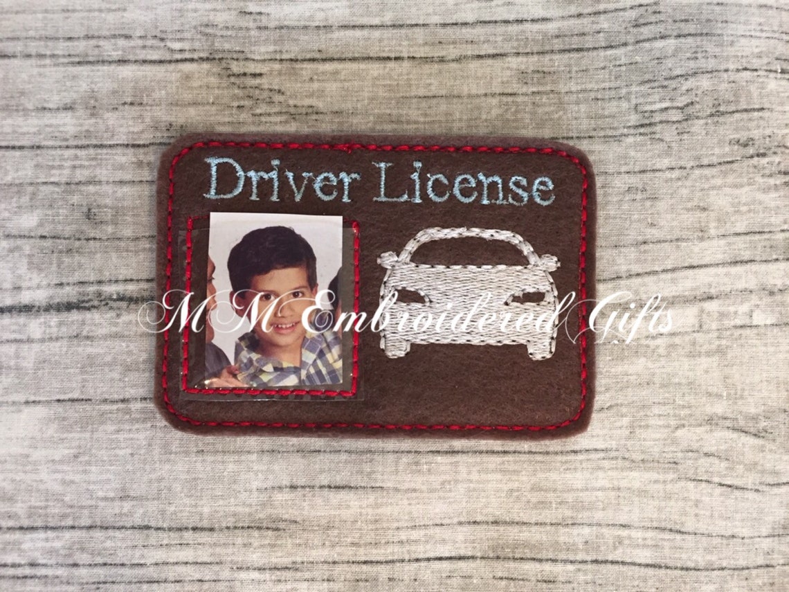 Driver's License Pretend Play - Etsy