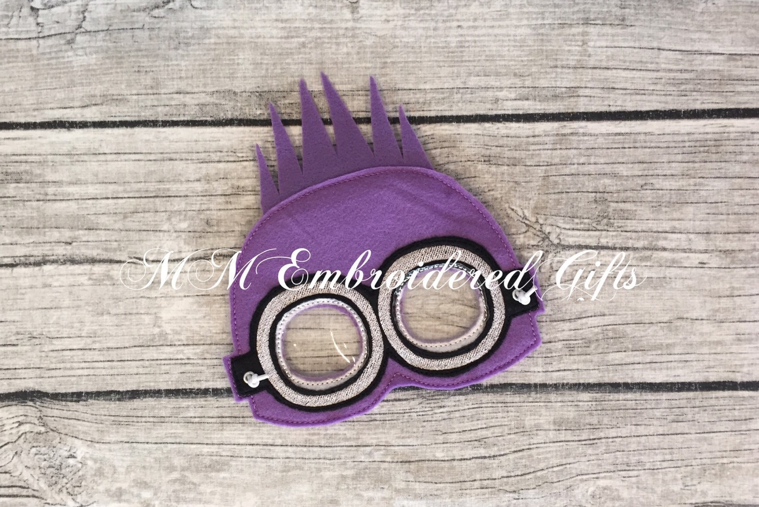 Pretend Play Purple Minion Inspired Mask - Etsy