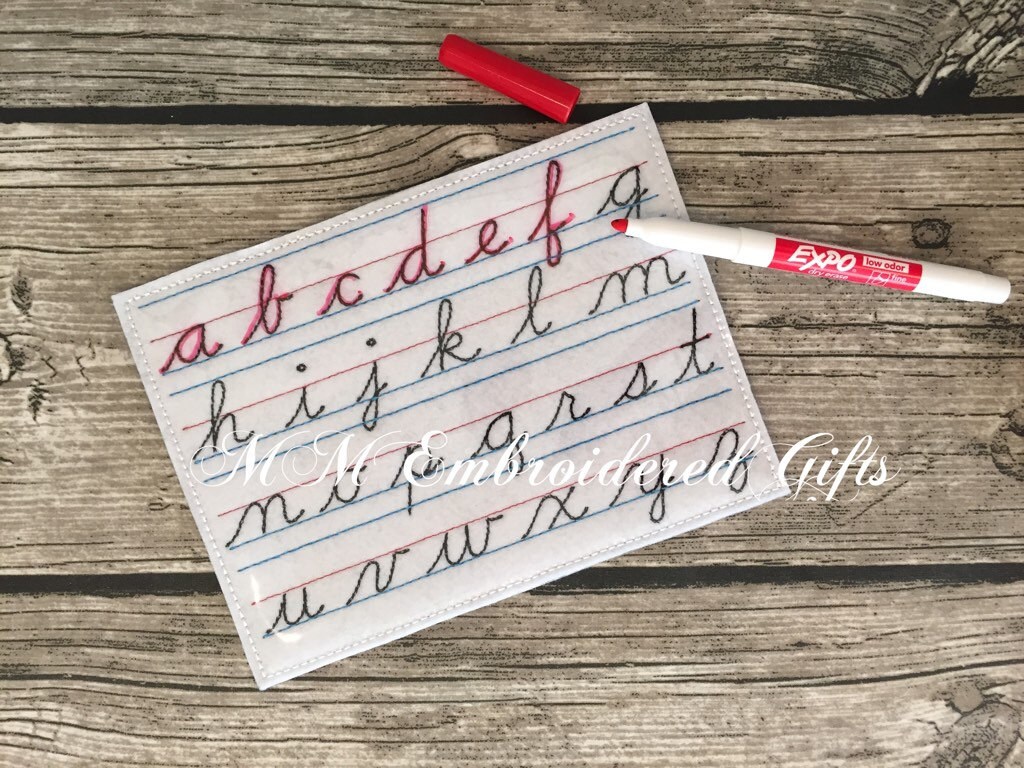 Reusable Letter/writing Practice - Etsy