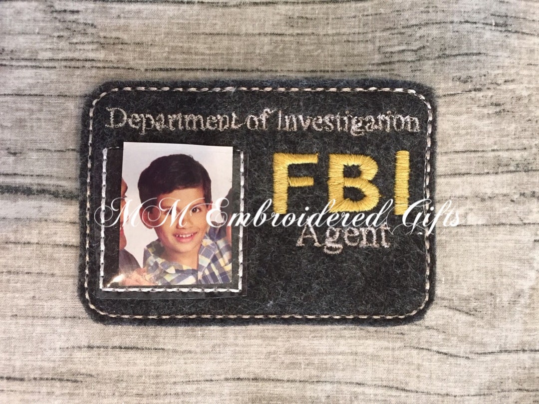 FBI License Pretend Play - Etsy
