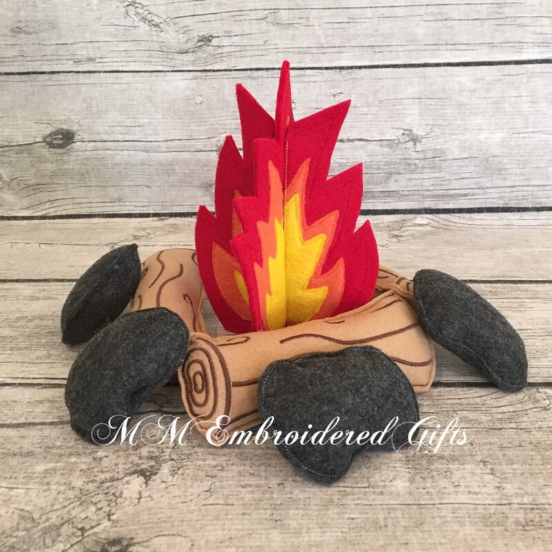 Felt Campfire - Etsy