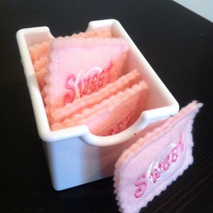 Pretend Play Felt Artificial Sweetener Packets - Etsy