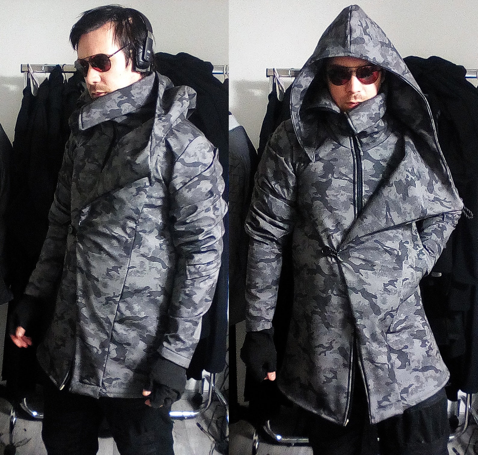 Helix Jacket Mens Raincoat Waterproof Water Resistant - Etsy UK