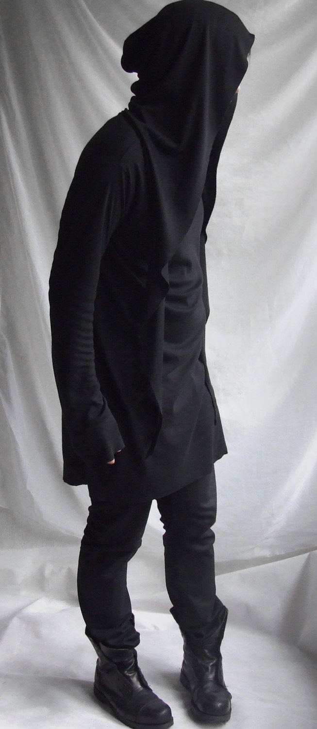 Dark Top tags Mesh Dark Black Mens / Unisex Top Longsleeve | Etsy