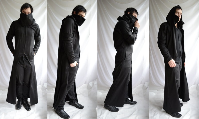 Gunslinger Longcoat Full Length Mens Trenchcoat Mask Large - Etsy