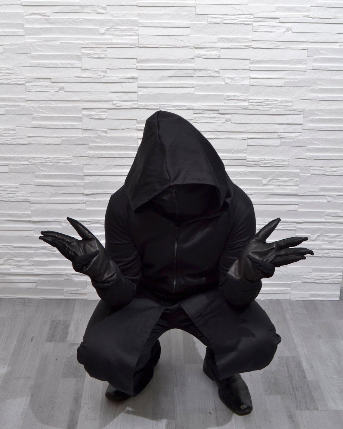 Creeper Jumpsuit / Overall ( Mens Extra Large Hood Mask Dystopia Post ...
