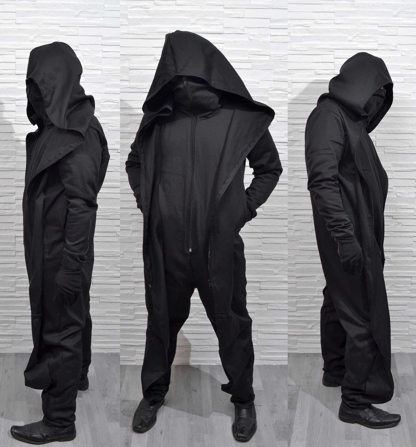 Creeper Jumpsuit / Overall Mens Extra Large Hood Mask - Etsy