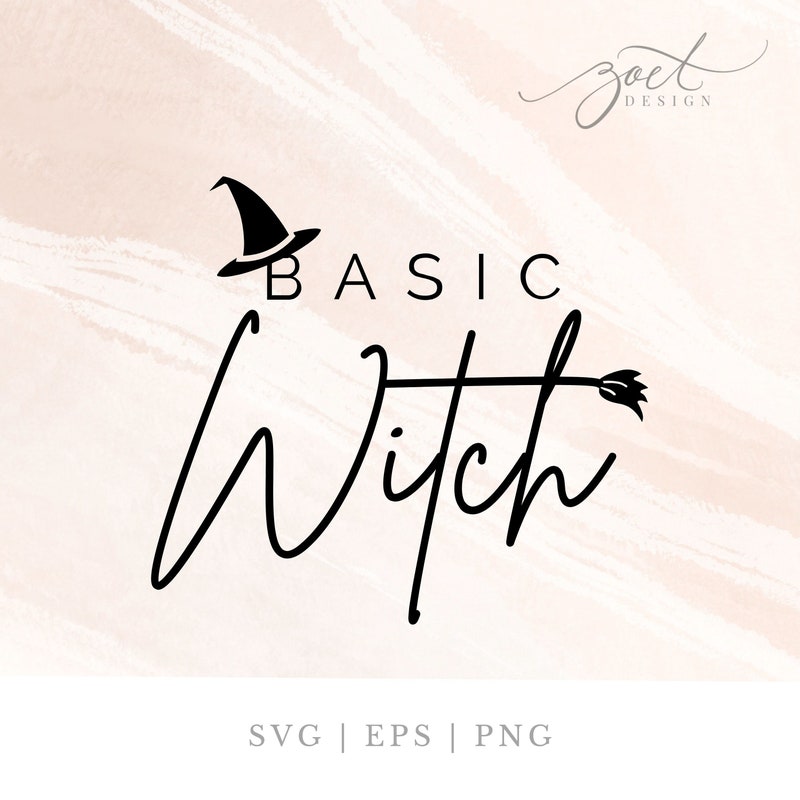 Basic Witch Svg - Etsy