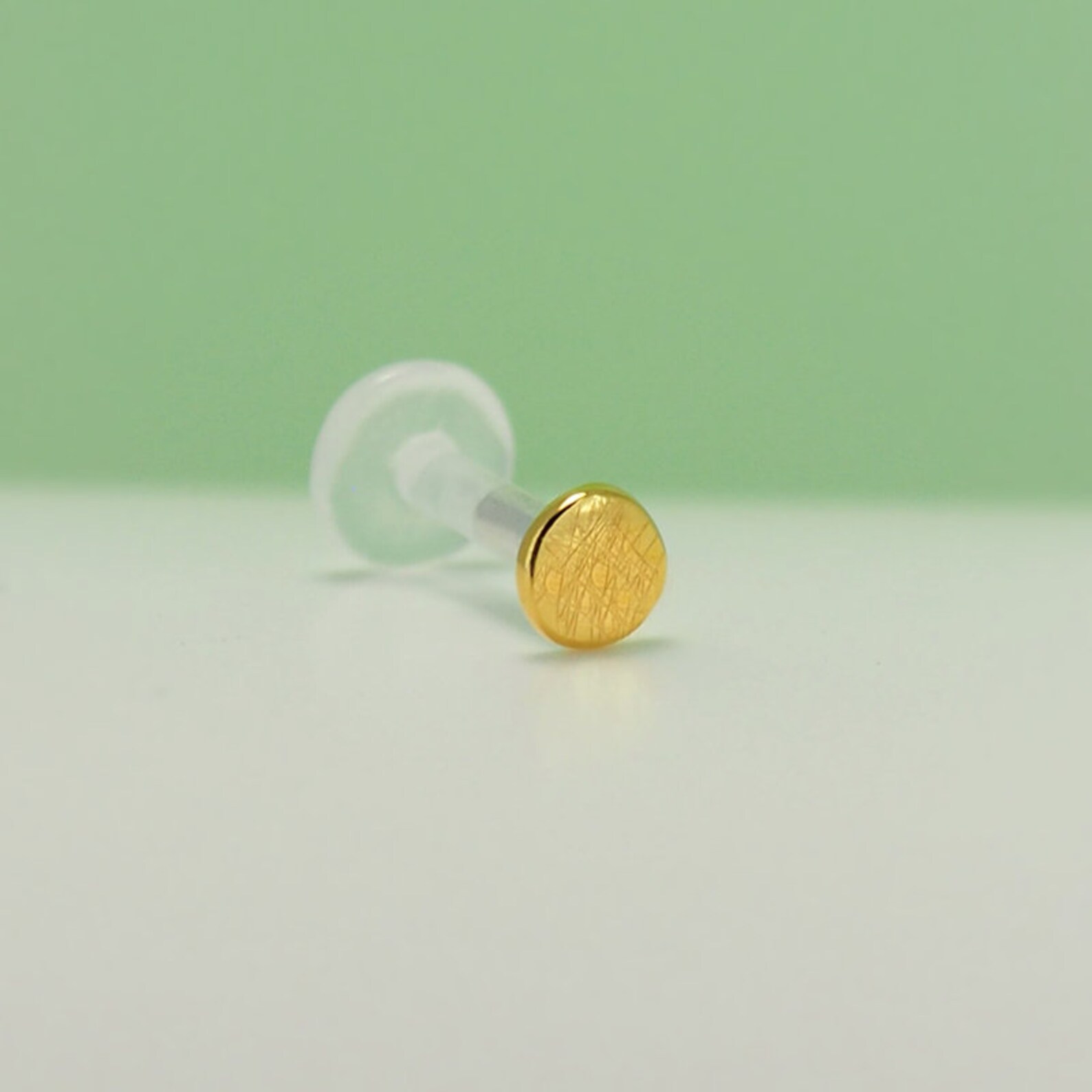 2pcs 3mm Push-in Bioflex Labret Lip Ring Ear Cartilage Tragus | Etsy