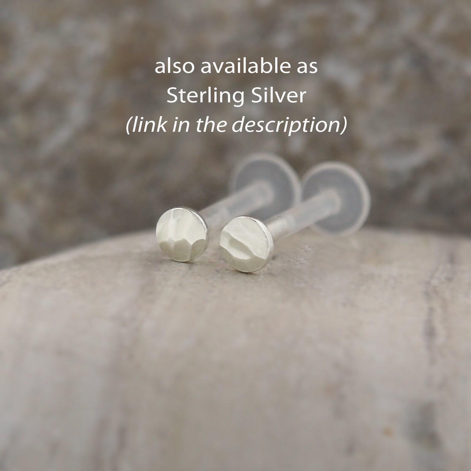 2pcs 3mm Push-in Bioflex Labret Lip Ring Ear Cartilage Tragus - Etsy