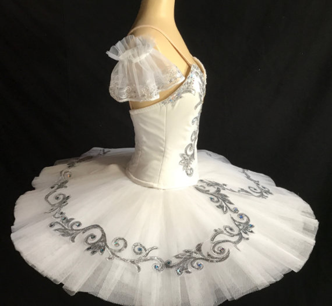 Ballet Tutu Silver White Ballet Tutu | Etsy