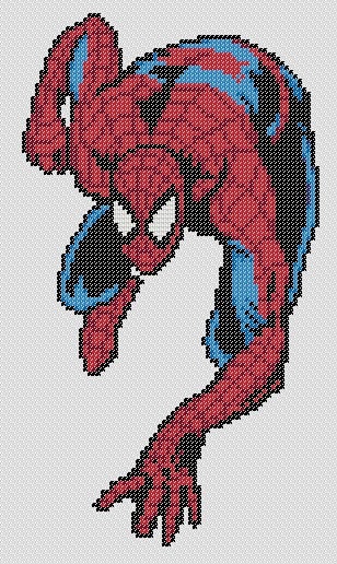 Spider-man Cross Stitch Pattern ONLY - Etsy