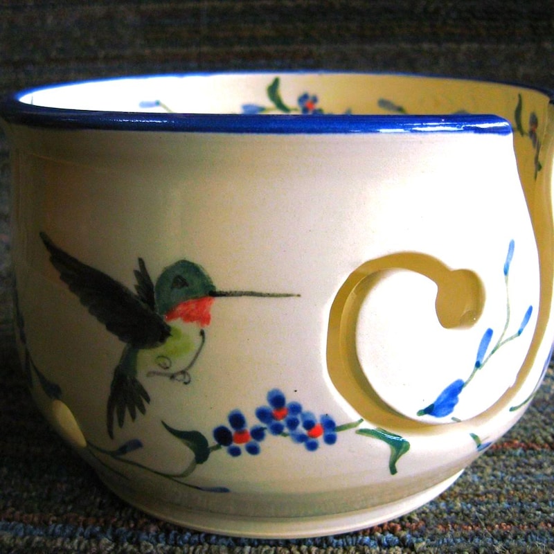 Clay Bowl With Birds - Etsy