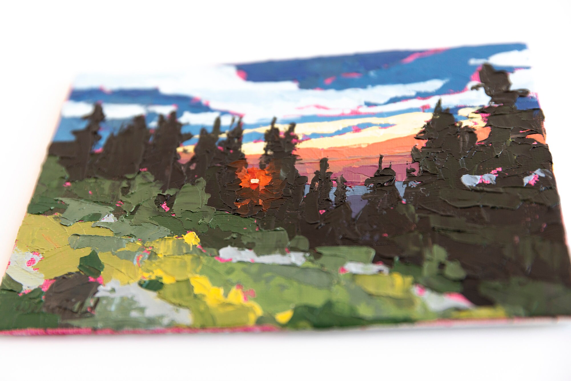 Space Between Original Oil Painting on Canvas Panel by Lauriann ...