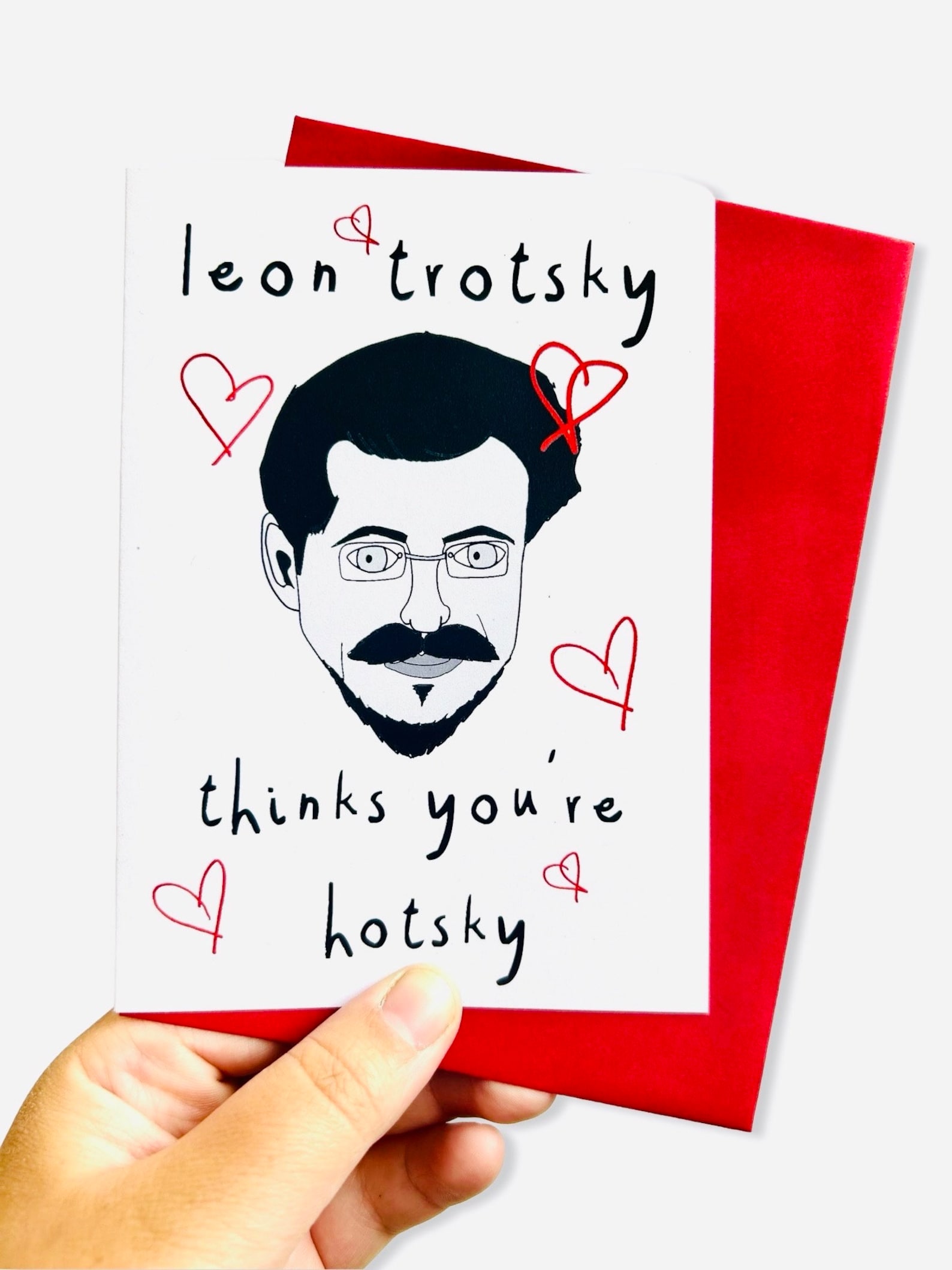 Leon Trotsky Thinks You're Hotsky Greeting Card - Etsy