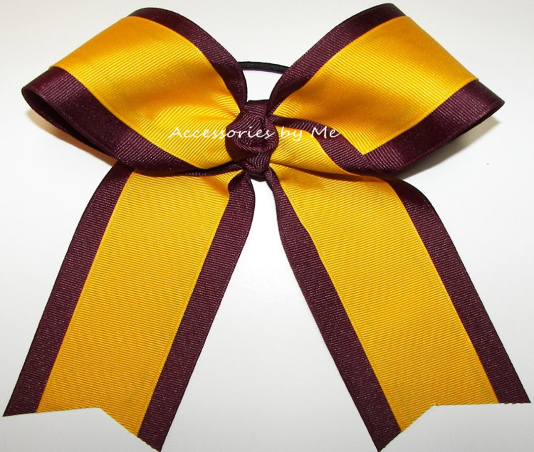 Bulk Cheer Bows, Blank Team Bows, Two Color Choice Ribbon Cheer Bow ...