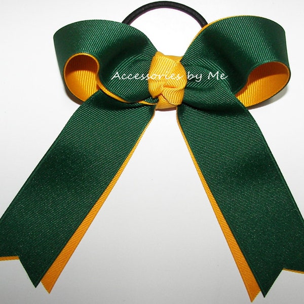 Green Cheer Bow - Etsy