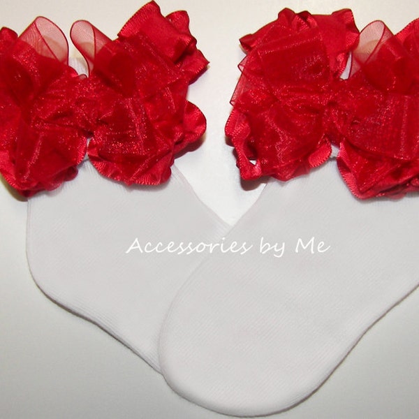 Red Infant Socks - Etsy