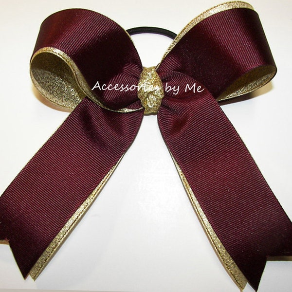 Maroon Cheer Bows - Etsy