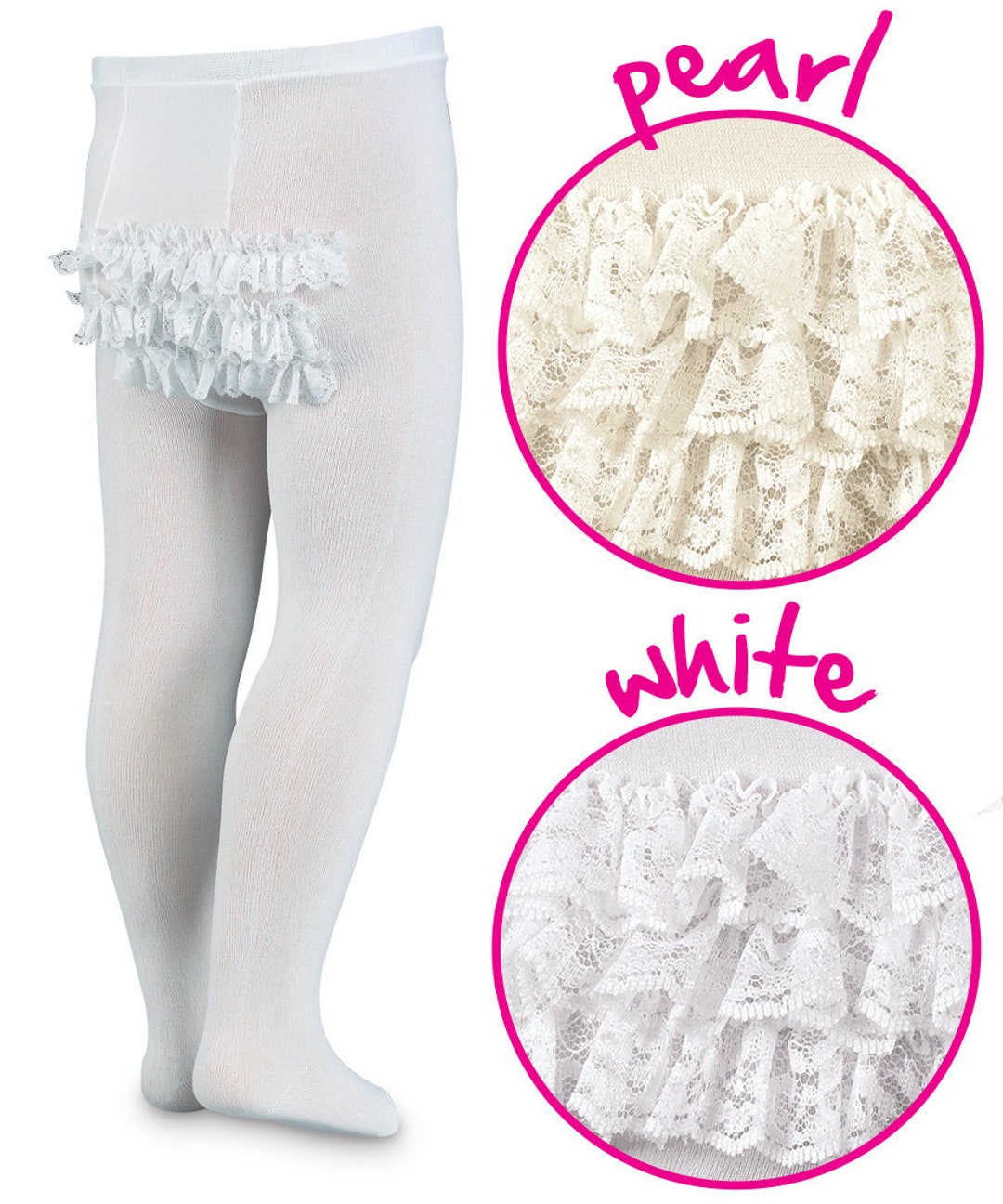 White Tights White Lace Rumba Tights White Microfiber - Etsy