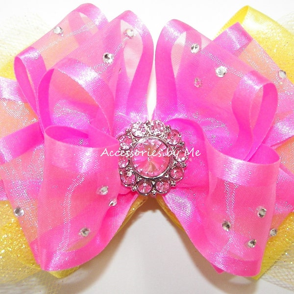 Hot Pink Bows - Etsy
