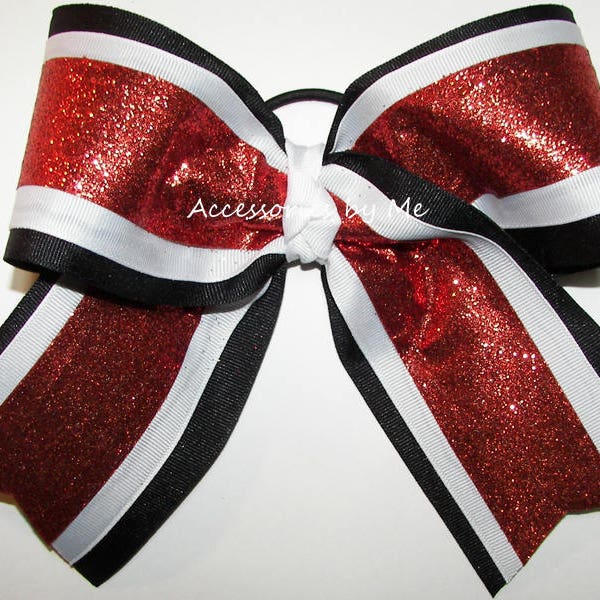 Red Cheer Bow - Etsy