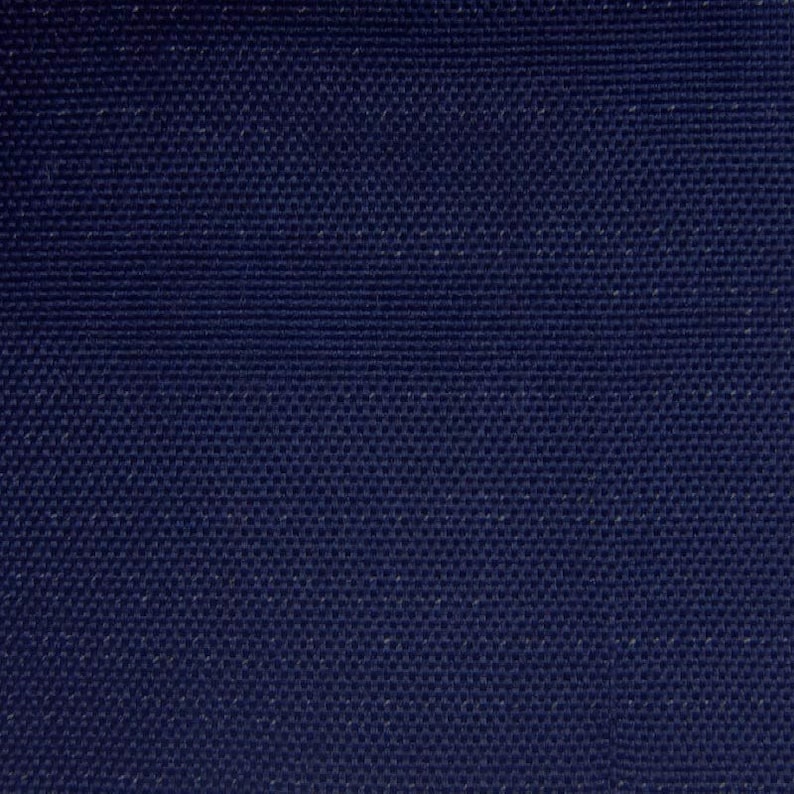 Linen Blend Fabric in Dark Navy Blue With Sparkles Upholstery | Etsy
