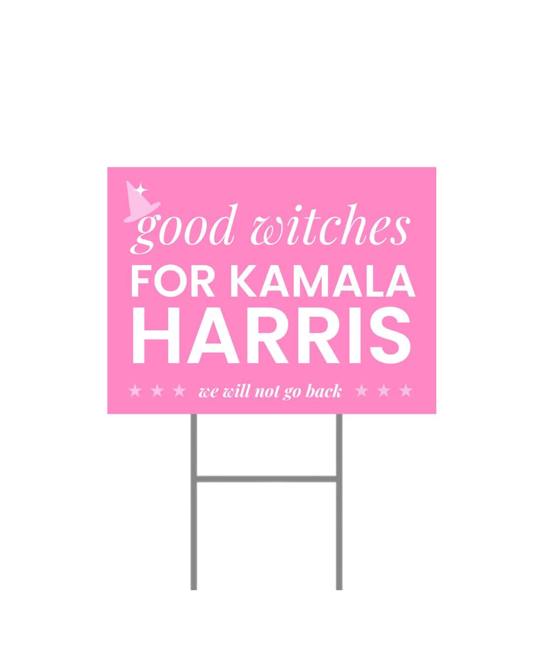 Good Witches for Kamala Harris Yard Sign spooky Decoration Political ...