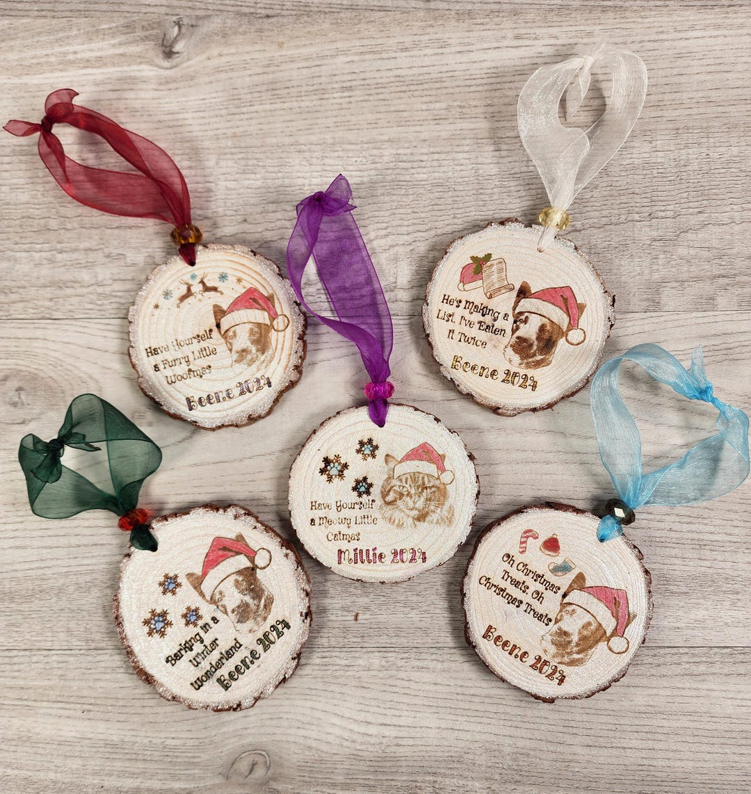 Personalized Low Key Sparkle Christmas Ornament for Your Dog, Cat or ...