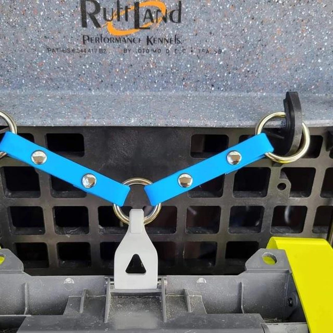 Dog Crate Fan Strap, 1/2" or 5/8" Wide Biothane Waterproof Fan Strap ...