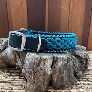 Custom Double Chainmail Paracord Dog Collar, Choose Your Colors ...