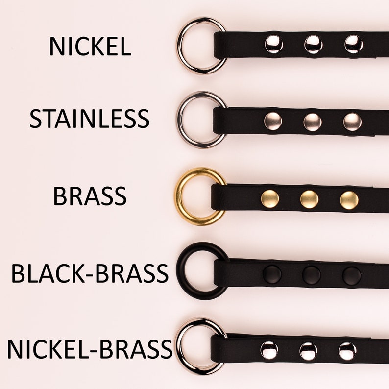 2 Color Tag Dog Collar 3/4 Wide Biothane Waterproof - Etsy