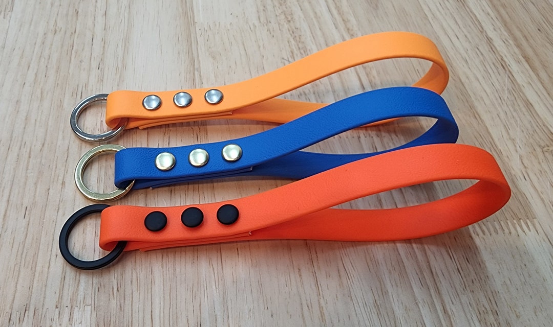 Biothane Keychain, 5/8 Waterproof Keychain, Custom Color, Length and ...