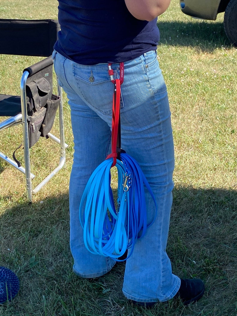 Long Line Leash Keeper Biothane Drag Line Keeper Waterproof - Etsy