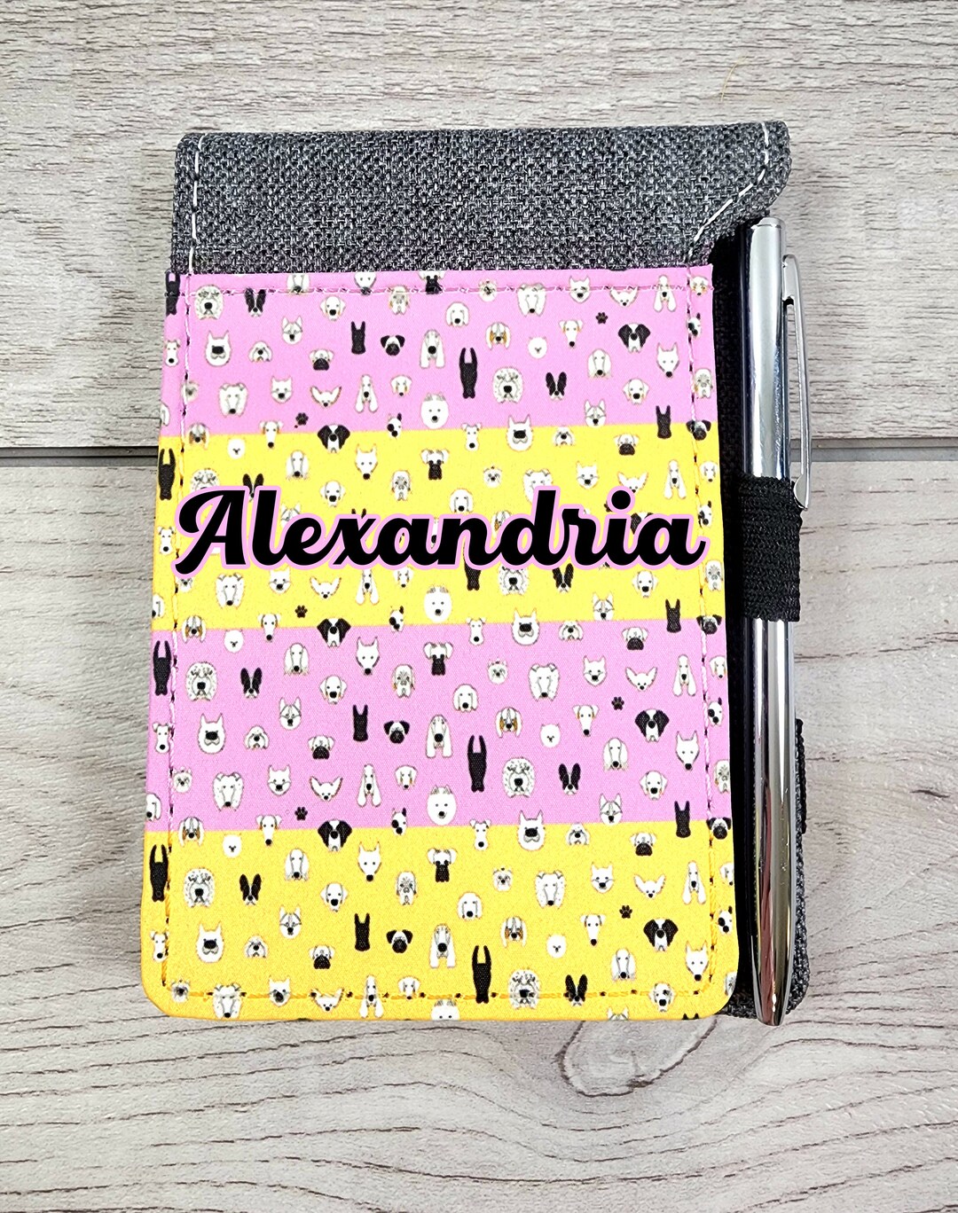 Custom Personalized Mini Notebook With Pen, Choose Your Background and ...
