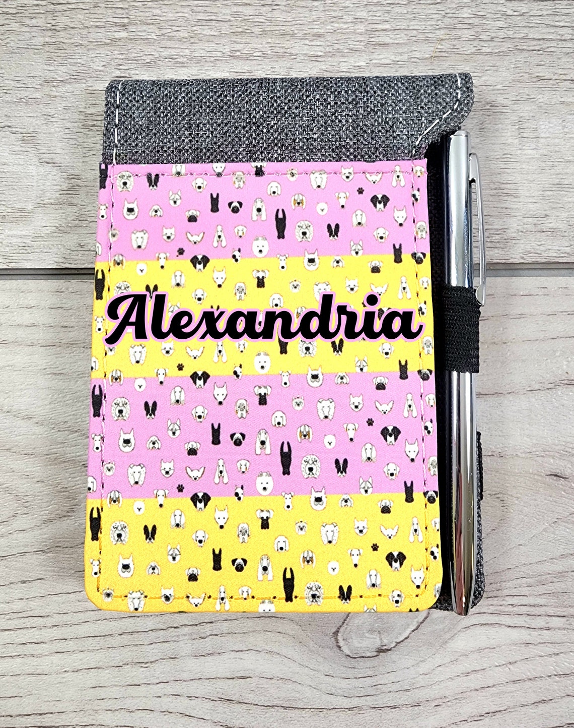 Custom Personalized Mini Notebook With Pen, Choose Your Background, Add ...