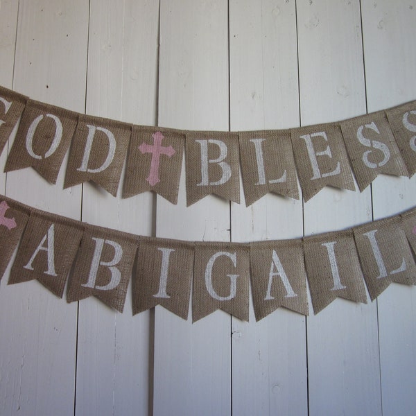 Christening Banner - Etsy