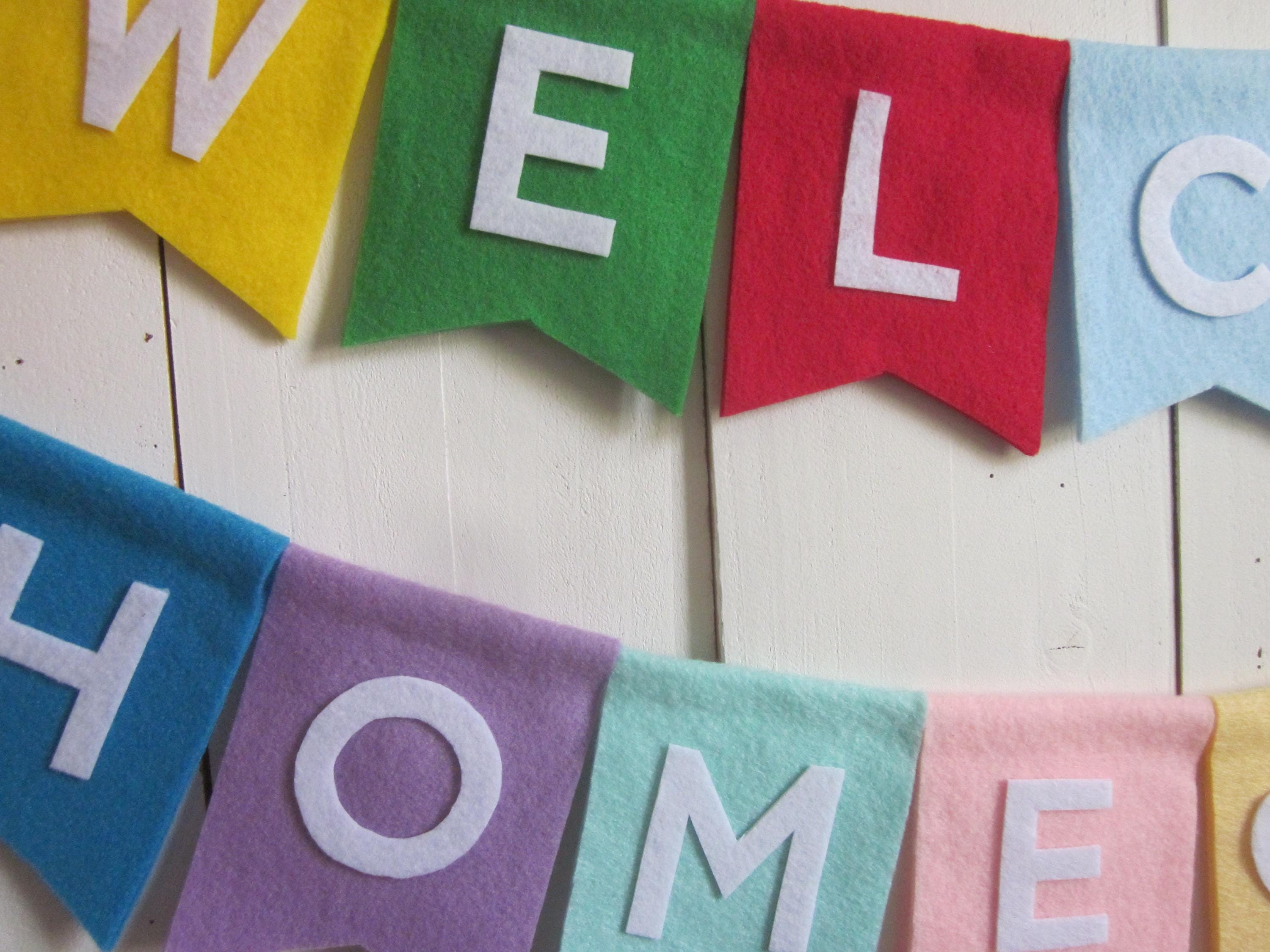 Personalized Welcome Home Decorations, Custom Name Welcome Sign - Etsy