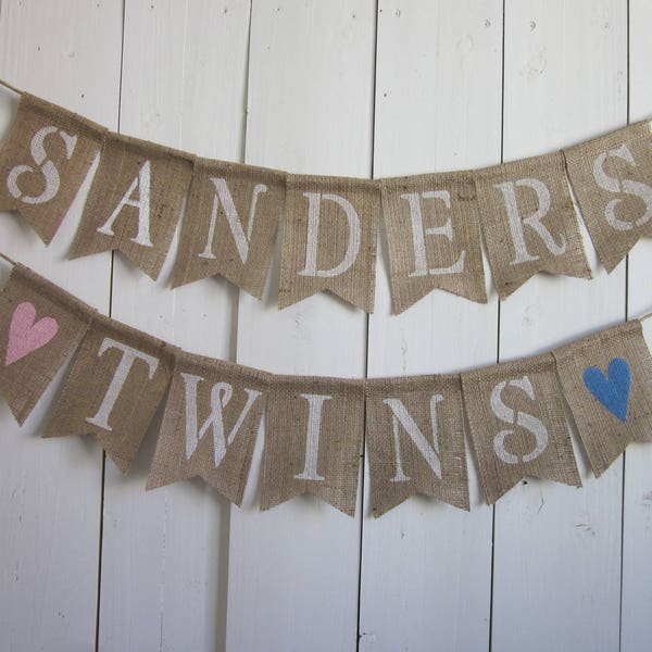 Twins Banner - Etsy