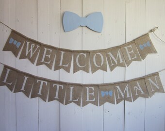 Little Man Banner | Etsy