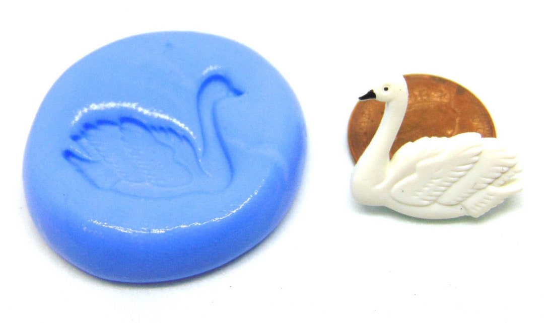 Silicon Rubber Swan Mould Set Dolls House Pond Fish Accessory - Etsy