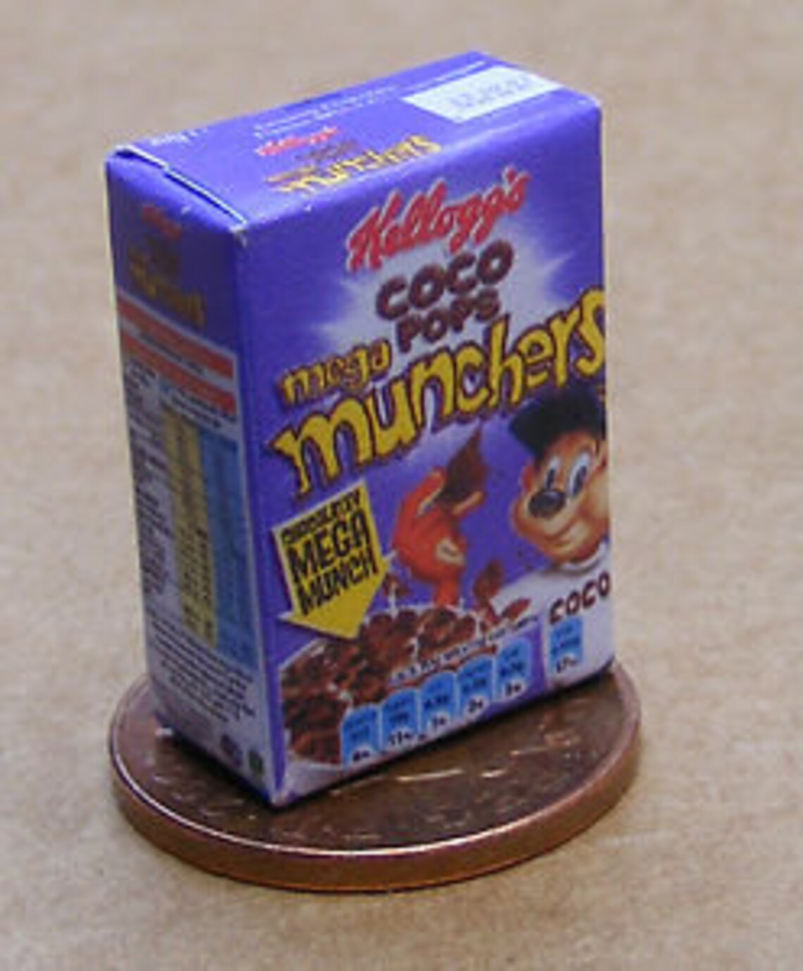 1:12 Scale Empty Munchers Cereal Packet Dolls House Miniature - Etsy