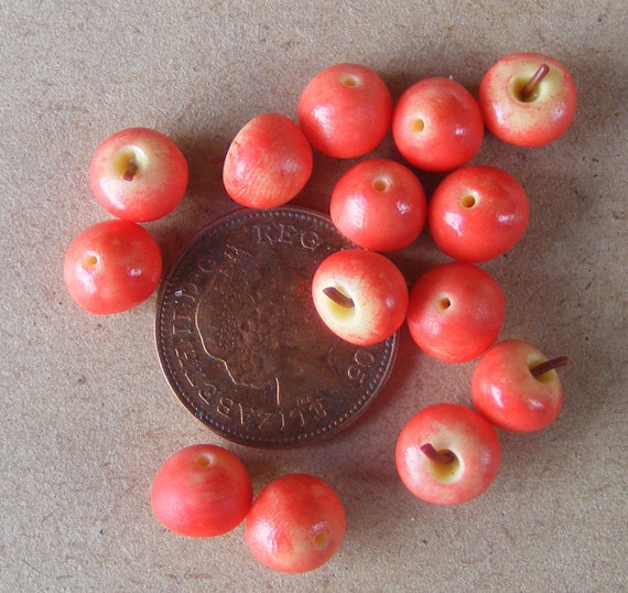 1:12 Scale Set of 10 Red Delicious Apples Dolls House | Etsy