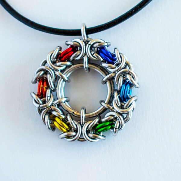 Chainmail Pendant - Etsy